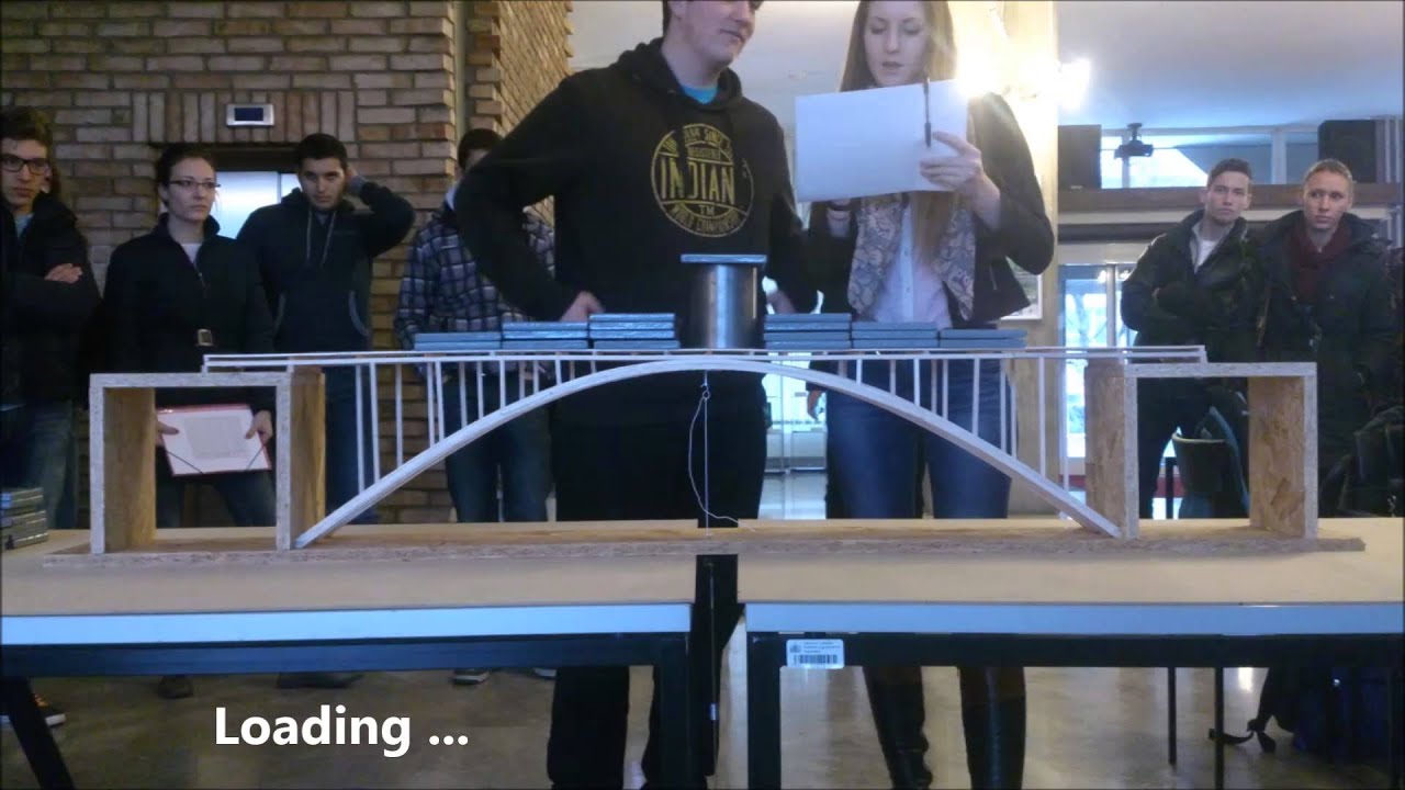 Bridge load test - project group 4 - YouTube