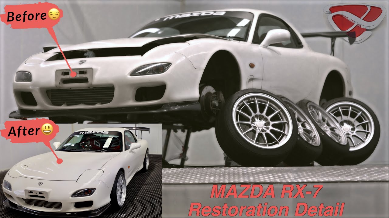 Neglected 25yrOld Mazda RX7 Restoration Detail | Vlog 54) - YouTube