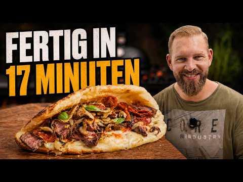 Döner kann einpacken: ultra schnelles Pizza Steak Sandwich Rezept