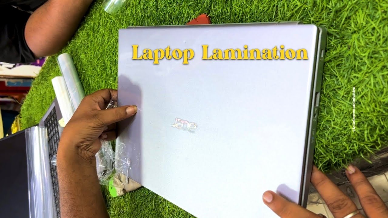 Transparent laptop lamination #laptoplamination #kundancommunication # ...