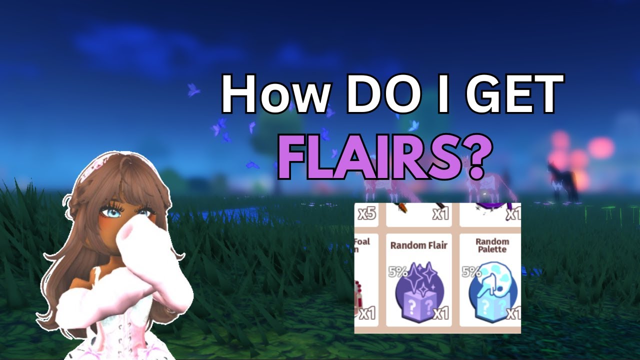 How To Get FLAIRS in Horse Life Roblox! For New Players - YouTube