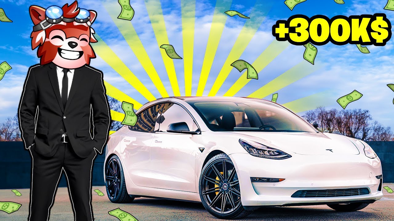 Mi-am cumparat masina visurilor mele TESLA X si am facut MEGA PROFIT ...