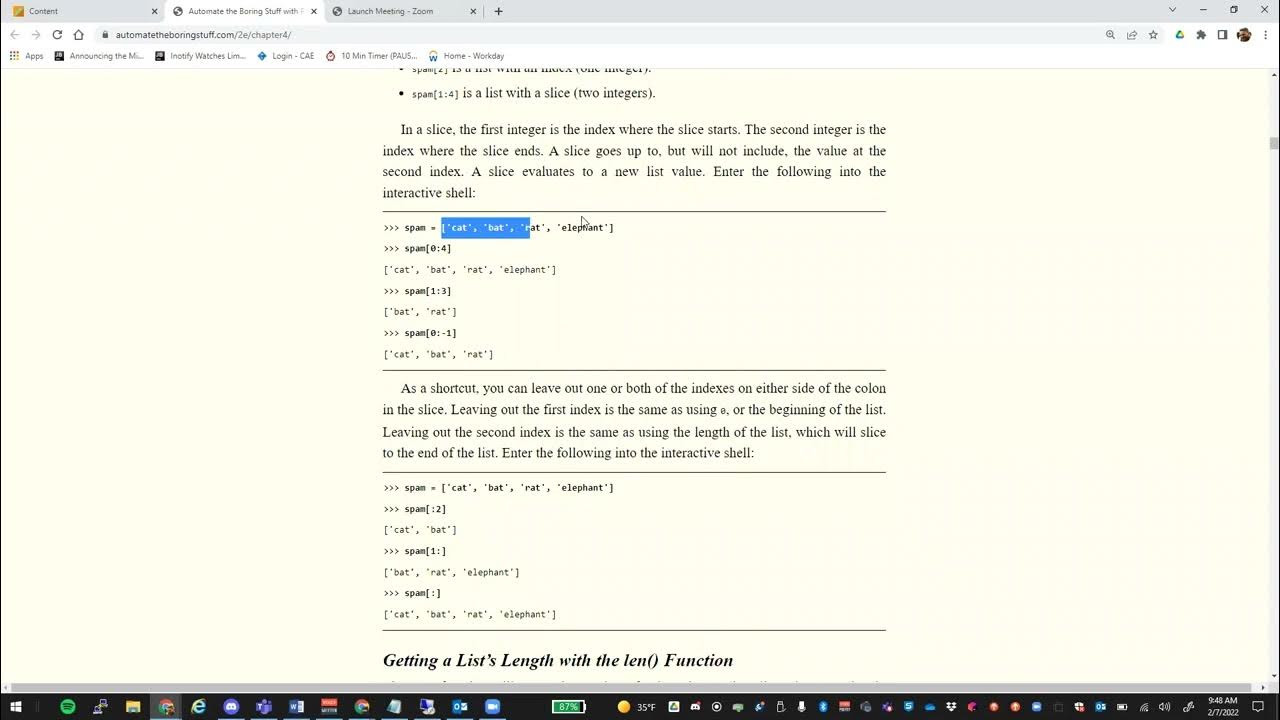 INF360 - Lists - Part 1 - YouTube