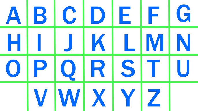 Abcdefgh Capital Letters Capital Abcd Kids Learning