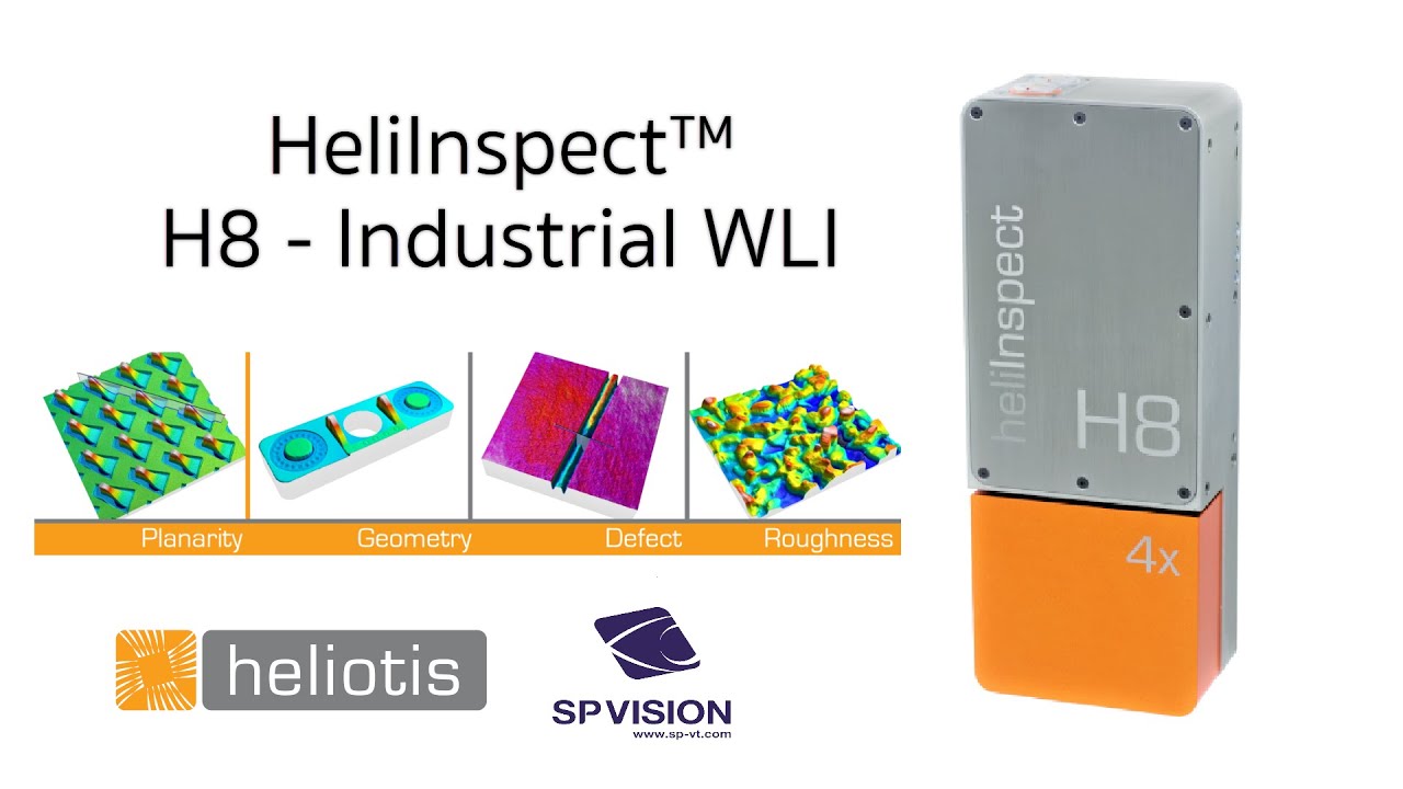 3D Camera : heliInspect™ H8 – Industrial WLI - YouTube