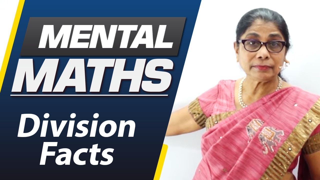 Learn basic of mental Maths for beginners | Division Facts | Maths ...