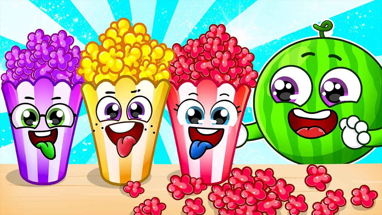 Yummy Popcorn Song | I Love Popcorn | Let's Share | Good Manners by Yum ...
