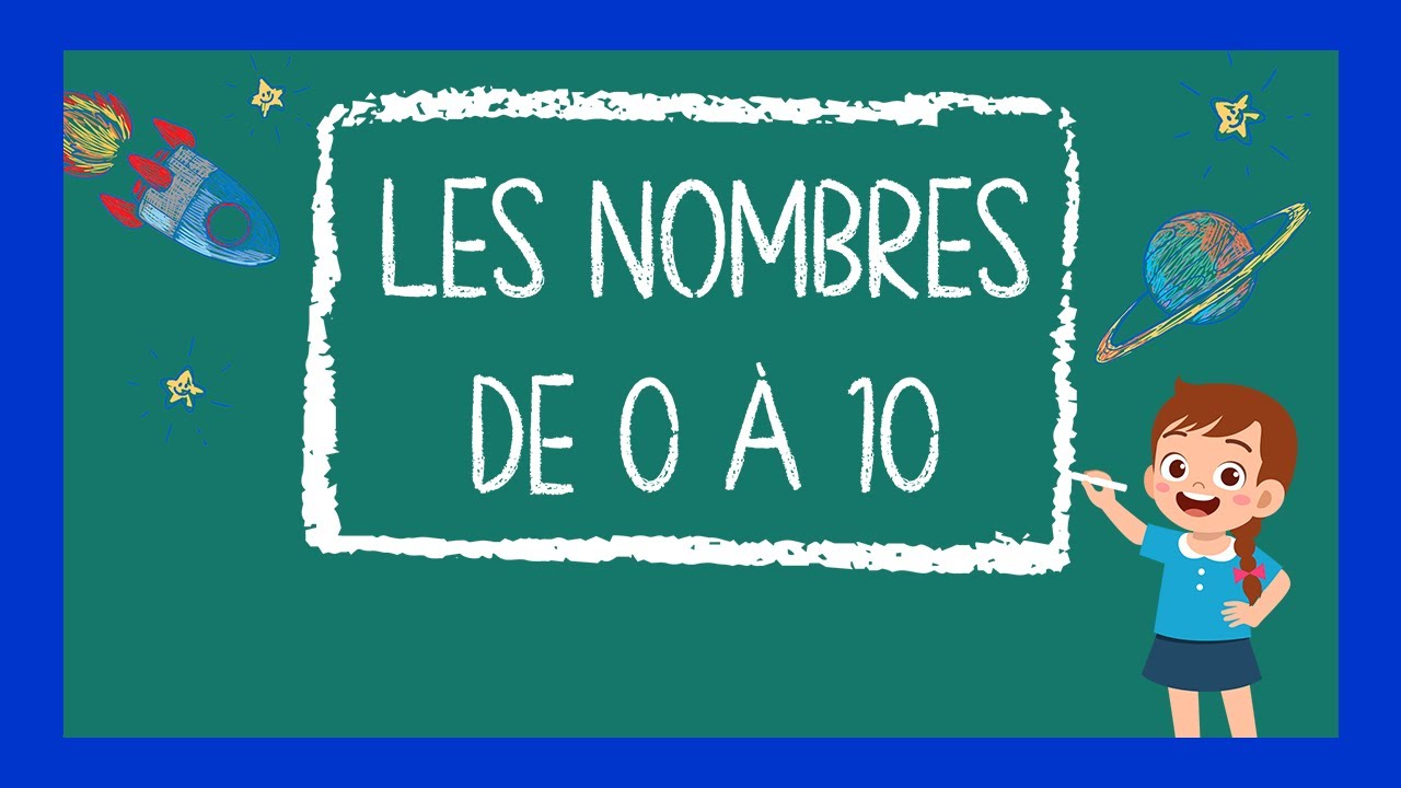 Los números del 0 al 10 en francés 🪐 | Números - YouTube