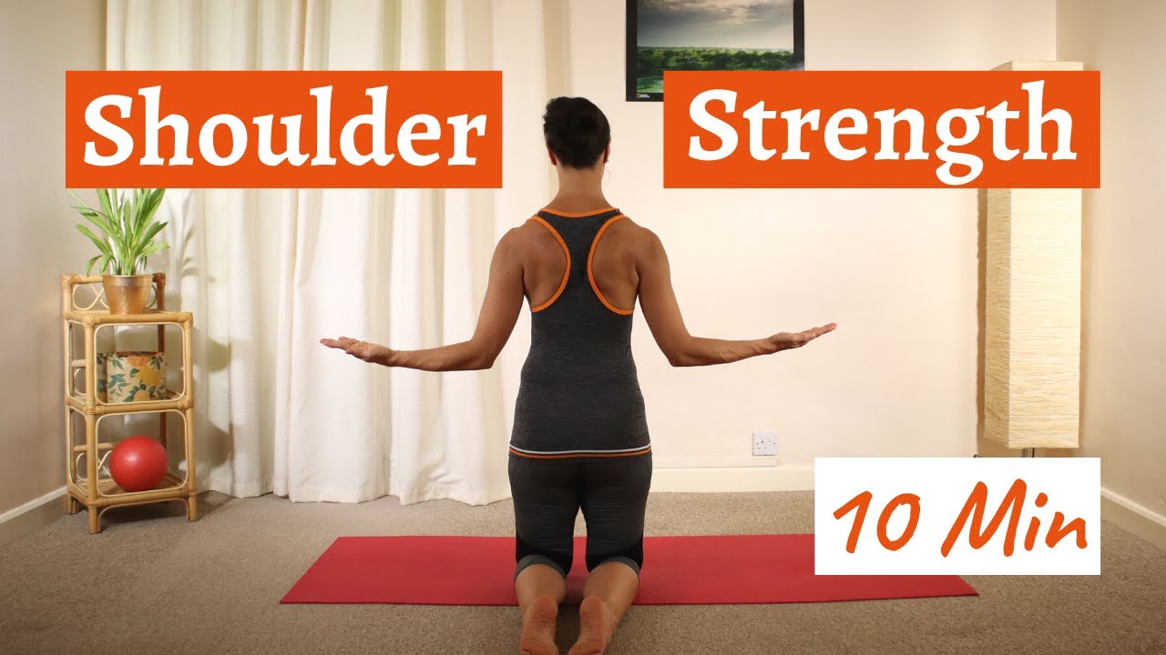 Shoulder And Upper Back Strength | Shoulder Rehab Pilates | 10 Min ...