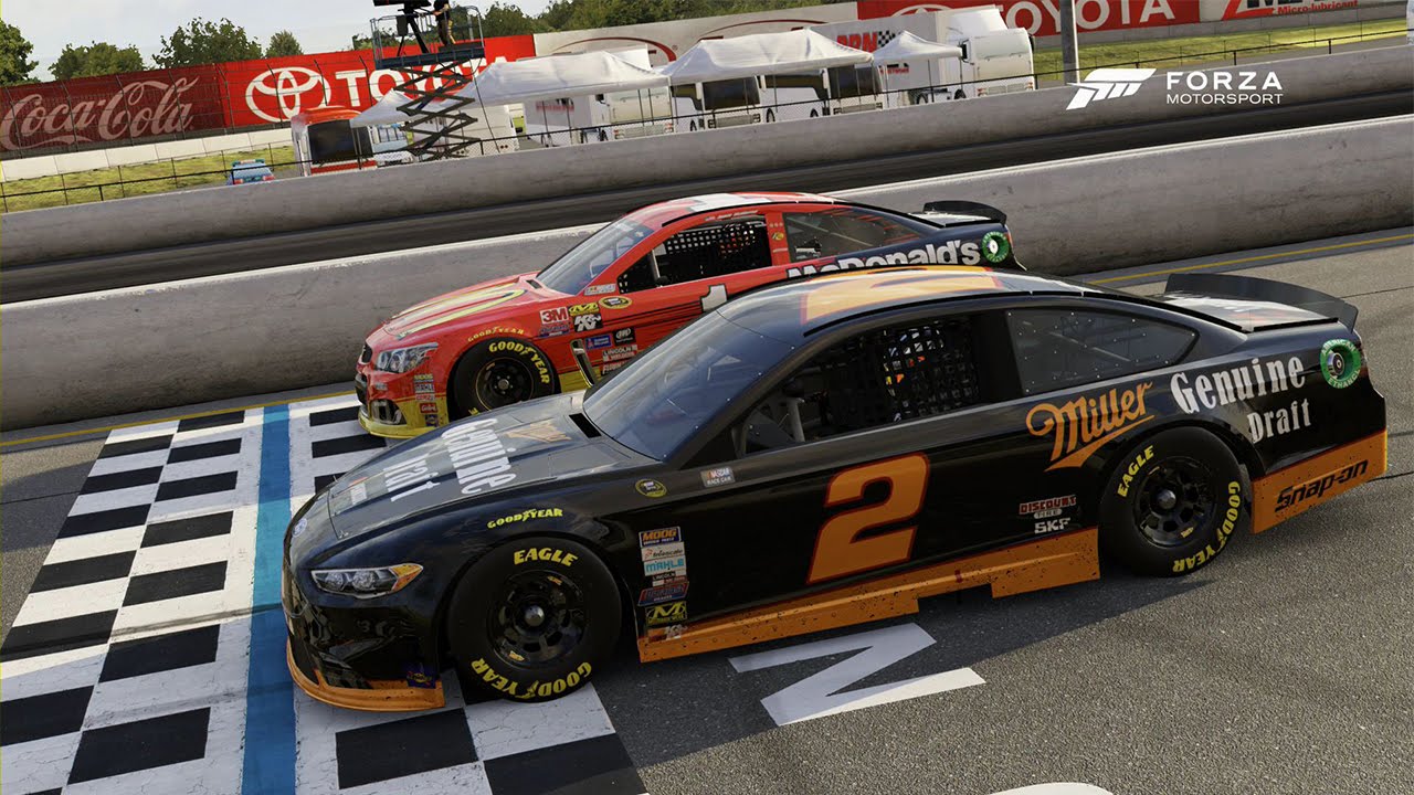 Photo Finish At Sonoma! | Forza Motorsport 6 | NASCAR Expansion - YouTube