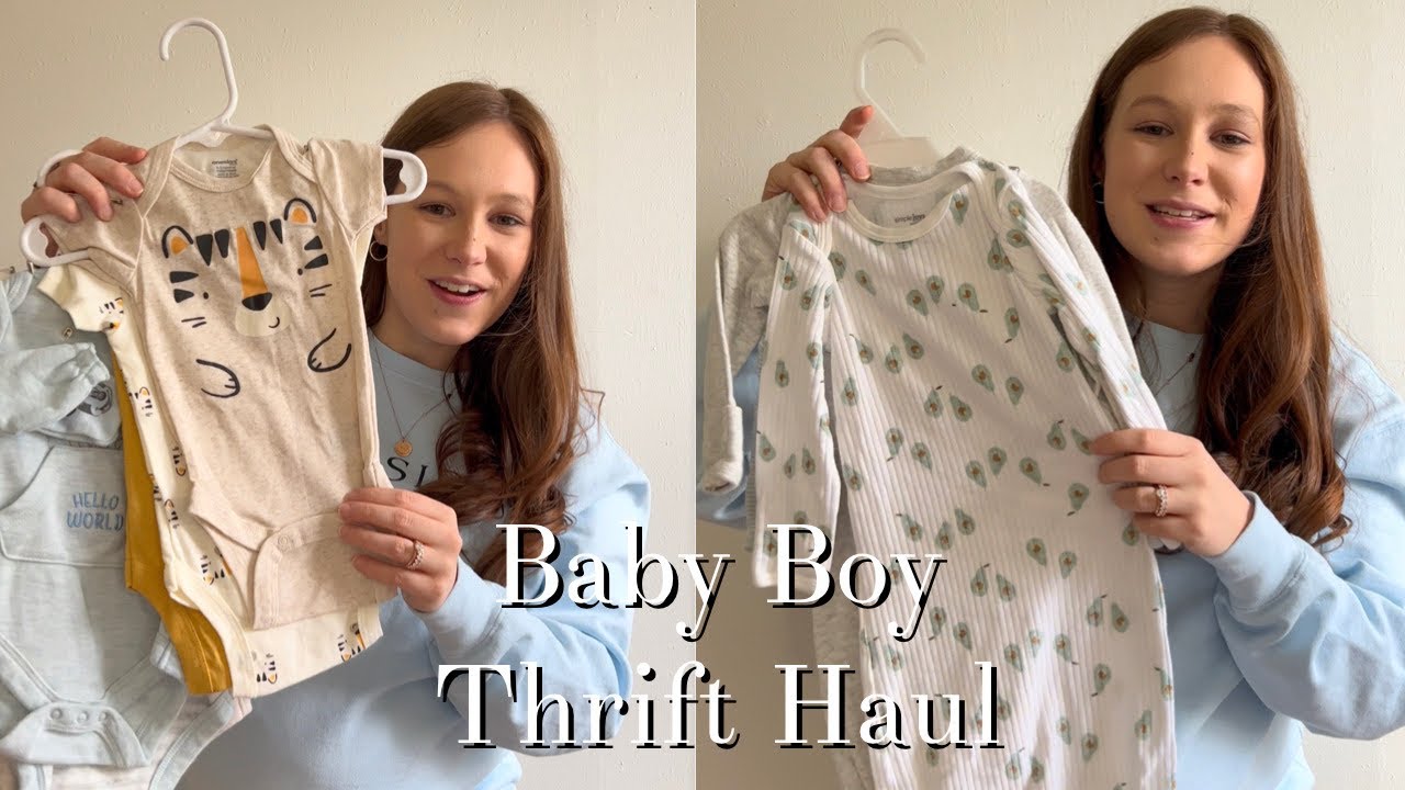 Baby Boy Summer Thrift Haul 💙 - YouTube