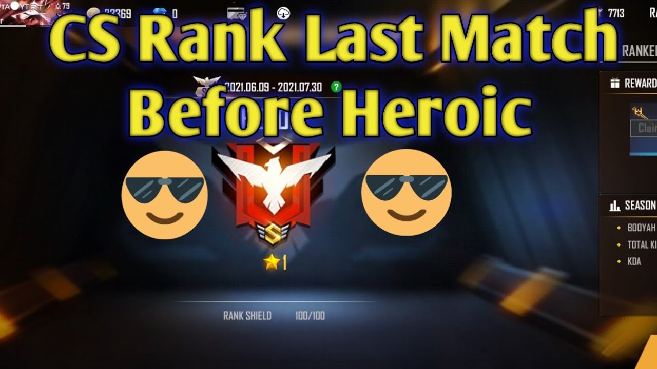 CS Rank Road to Heroic Gameplay || Clash Squad rank Heroic Push ...