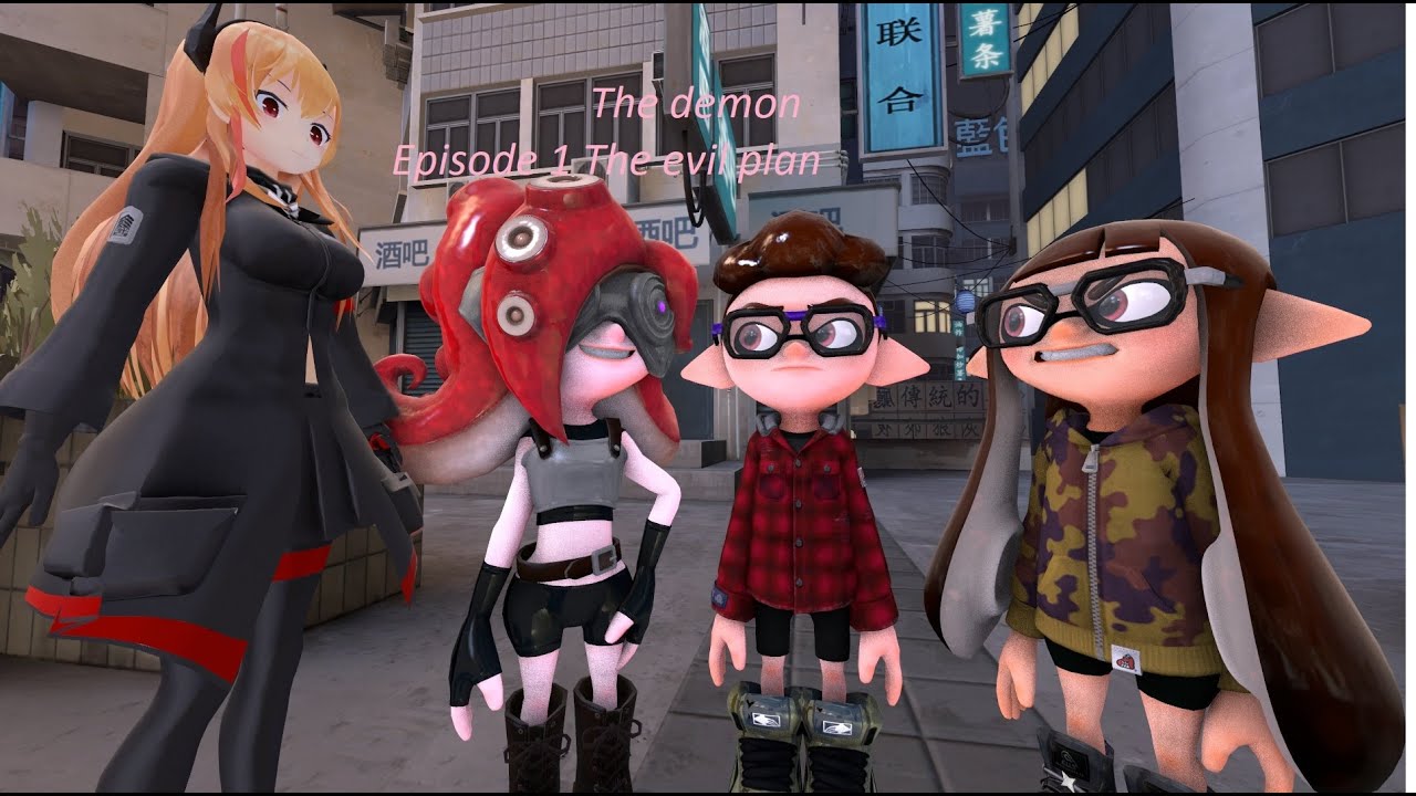 The demon Episode 1 the evil plan/ splatoon (sfm) - YouTube