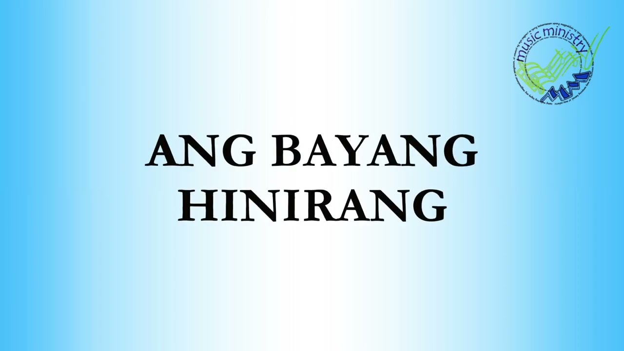 Ang Bayang Hinirang MCGI choir choreography Acordes - Chordify