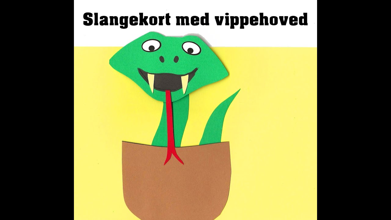 DIY Slange med vippehoved - YouTube