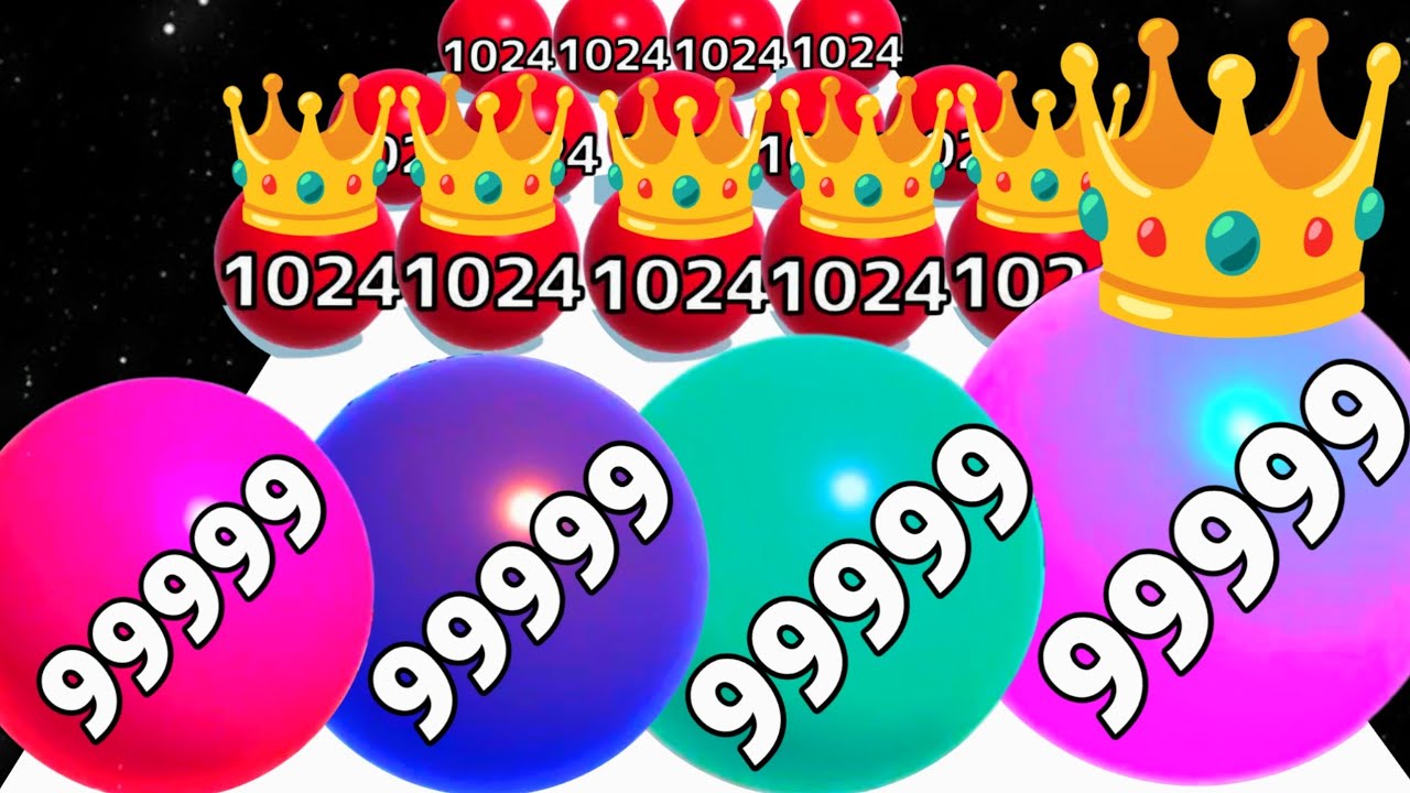 Ball Run Infinity vs Ball Balloon Run - All Level Gameplay (Max Level ...