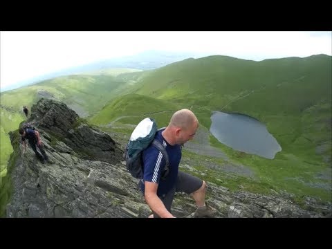 Blencathra, Hall's Fell Ridge & Sharp Edge - 14 June 2014 - YouTube