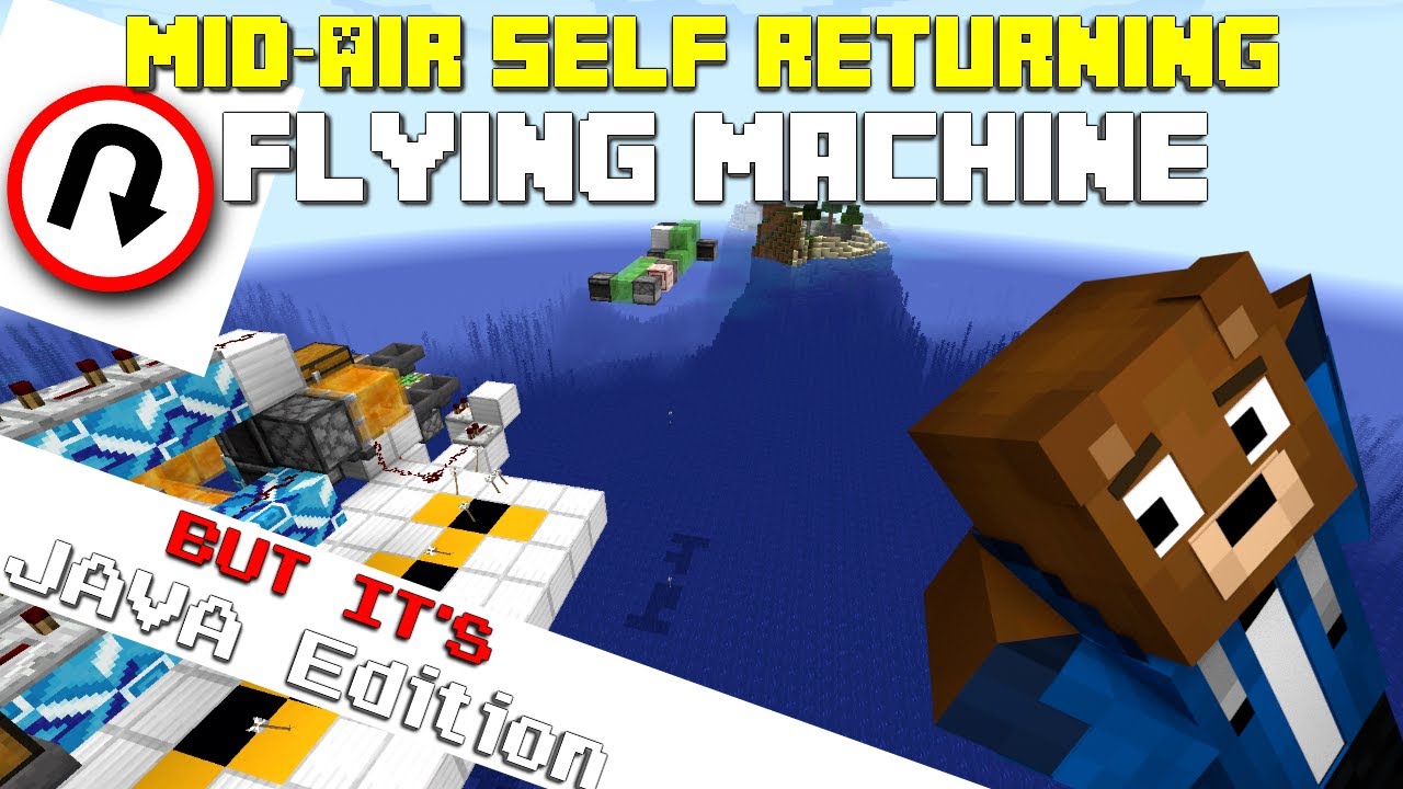 Minecraft Java : How to Make : Mid Air Self Returning Programmable ...