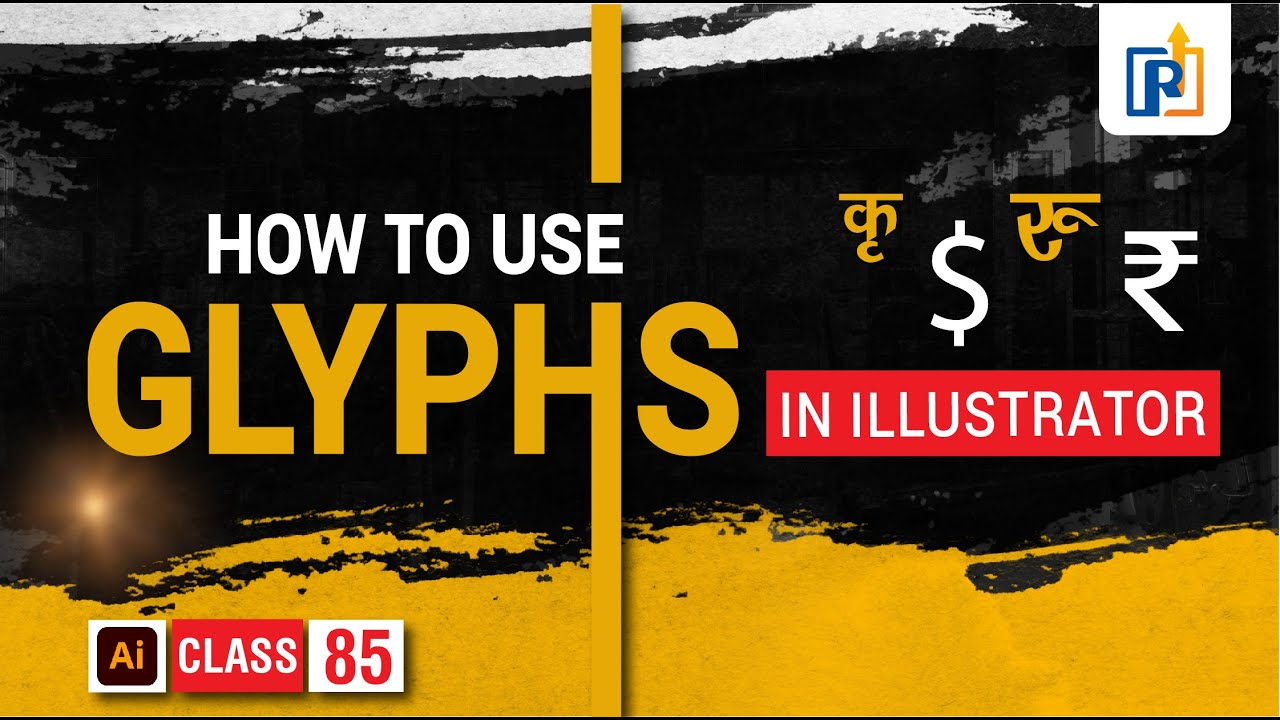 How To Insert Special Character in illustrator 2022 | How To Use Glyphs ...