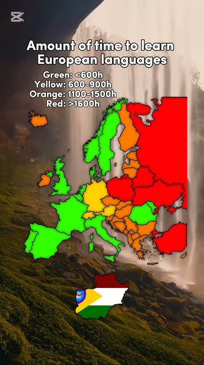 Amount of time to learn European languages - YouTube