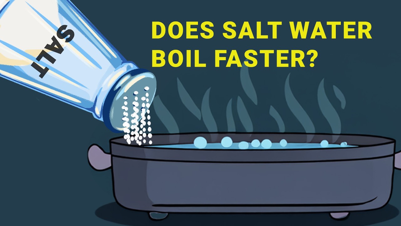 Does Salt Water Boil Faster? (Bill Learns) - YouTube