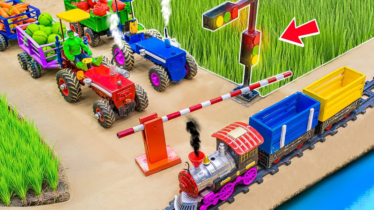 Diy tractor making mini safe traffic lights | Traffic Light working ...