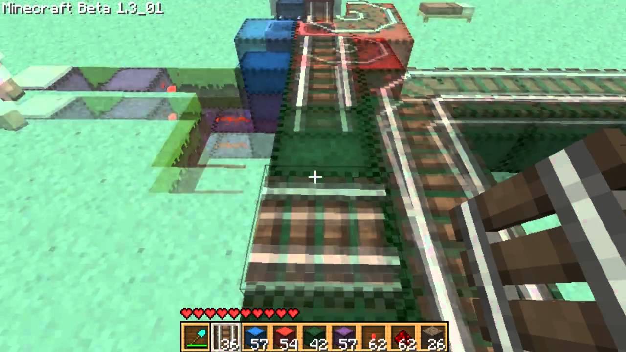Minecraft Tutorial - 1 - Let's build a Minecart station - YouTube