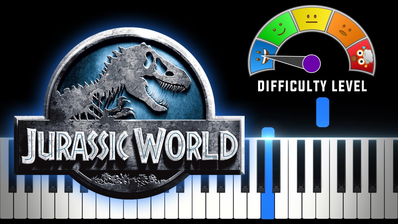 Welcome to Jurassic World - Theme | EASY Piano Tutorial + Sheet Music ...