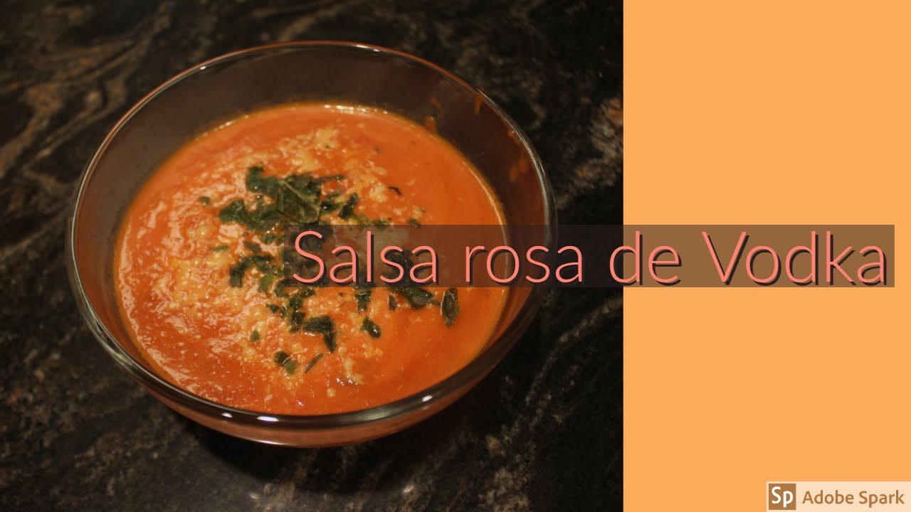Salsa rosada de vodka - YouTube