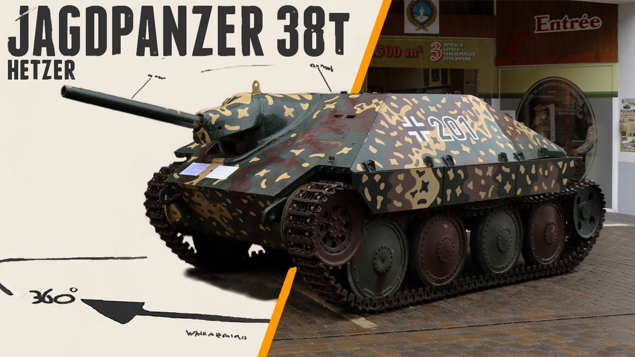 Jagdpanzer 38t G13 (Hetzer) - Musee de la Bataille des Ardennes ...