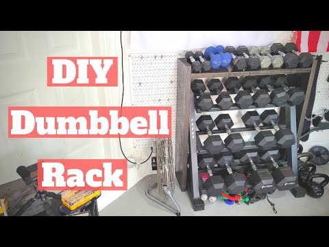 DIY Dumbbell Rack Tutorial