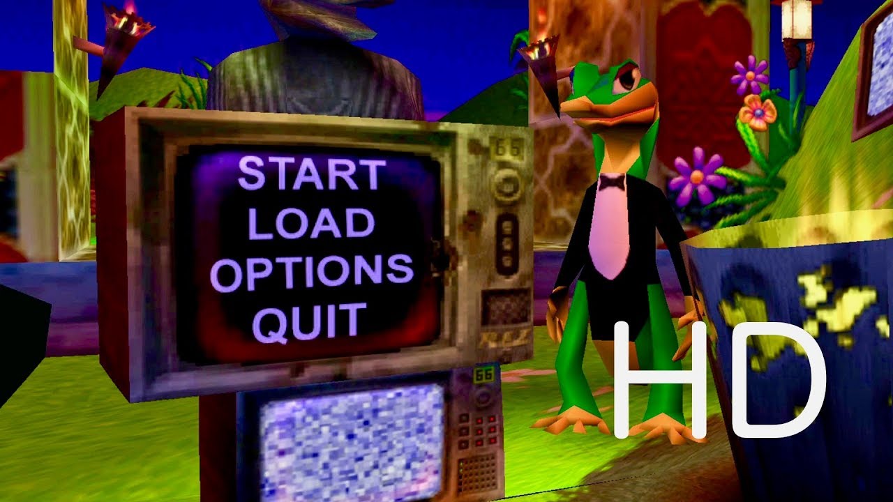 Gex: Enter the Gecko HD gameplay on a modern computer - YouTube