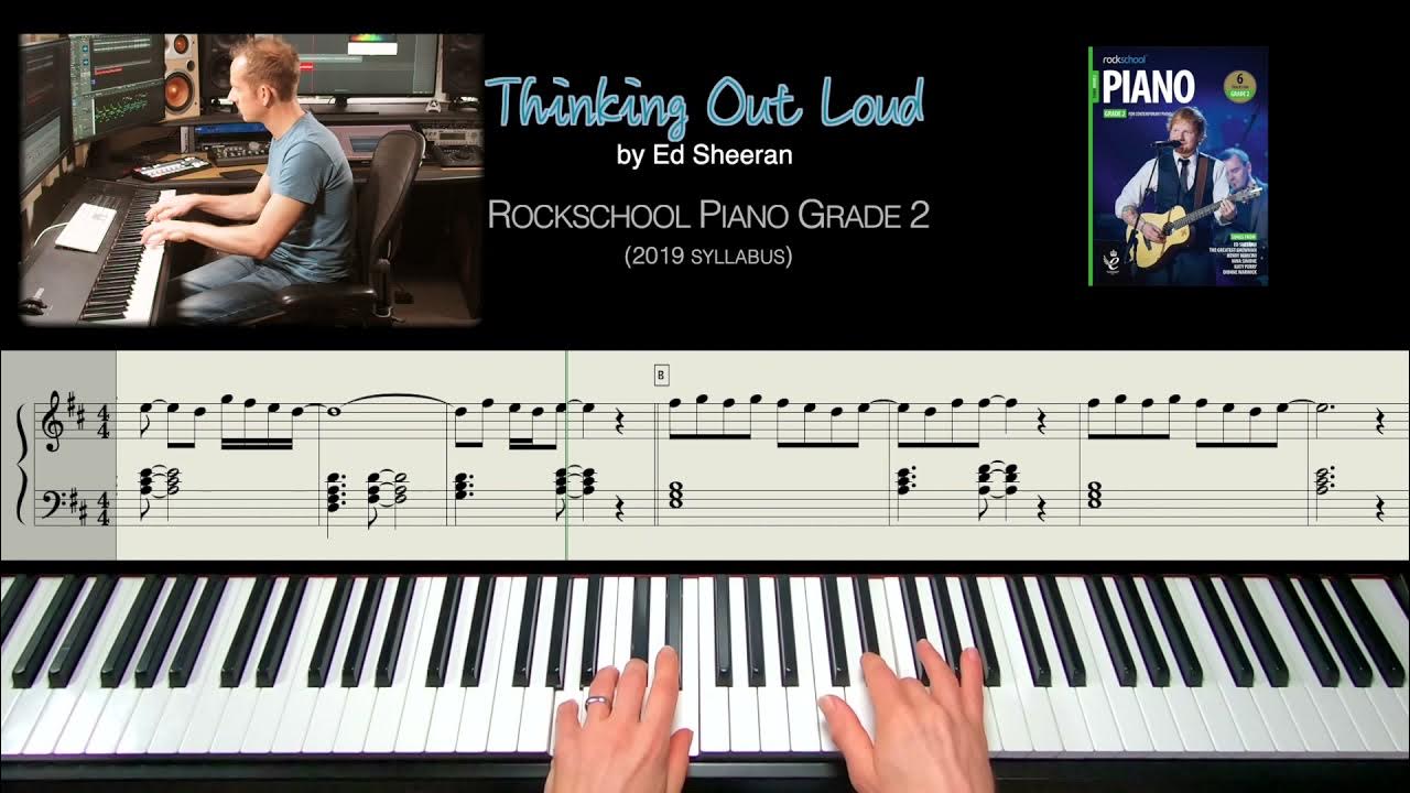 Thinking Out Loud - Rockschool Piano Grade 2 (2019 Syllabus) - YouTube