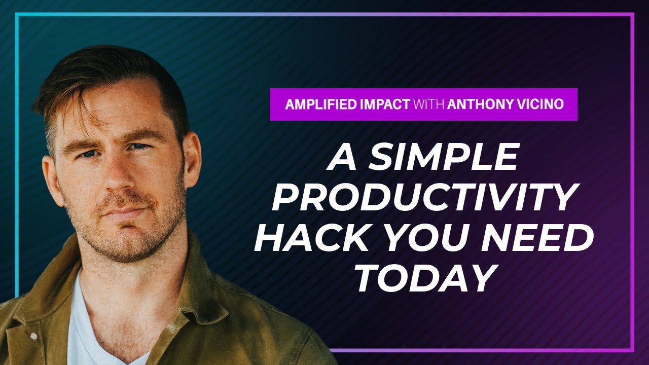 A Simple Productivity Hack That Changes Everything - YouTube