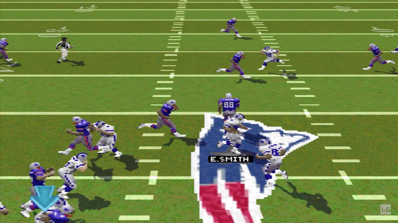 Madden NFL 97 - New England Patriots vs Dallas Cowboys (4K60fps) - YouTube