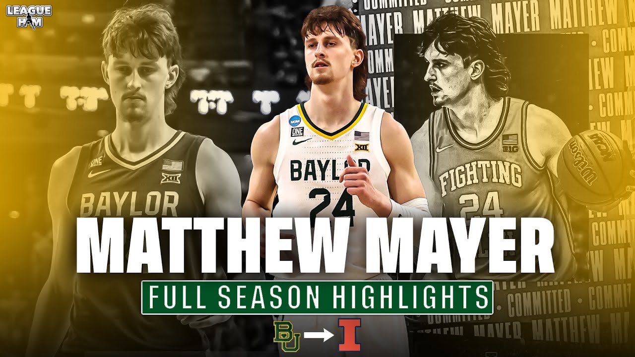 Matthew Mayer Full 2021-22 Baylor Highlights | Illinois Transfer ...