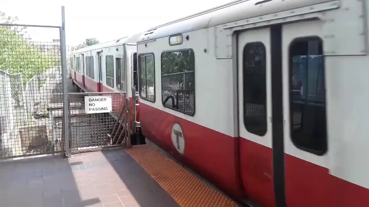 MBTA Red Line UTDC 01700 Series Arriving at Fields Corner Station - YouTube