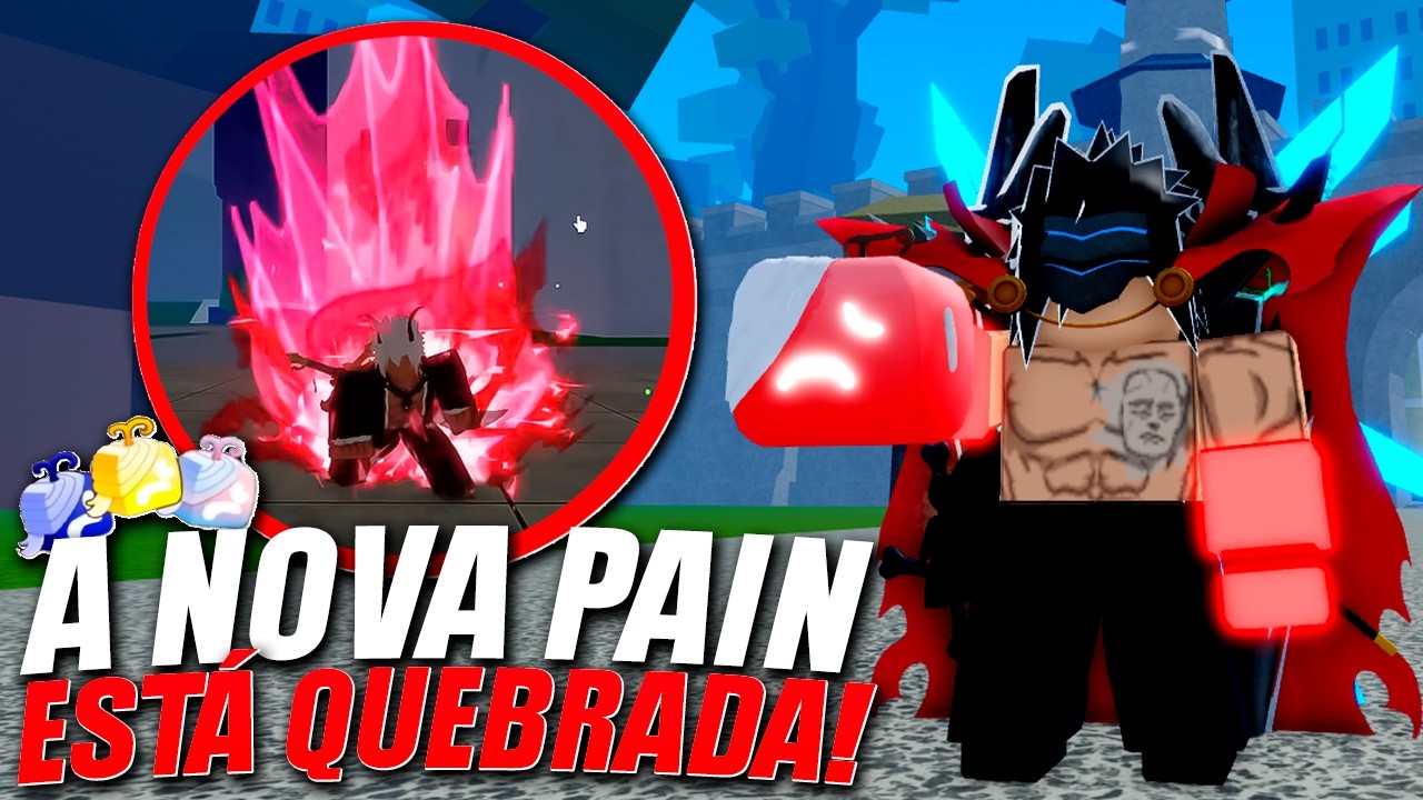 REAGINDO AO SHOWCASE DO REWORK DA FRUTA PAIN | REWORK PATA BLOX FRUITS ...