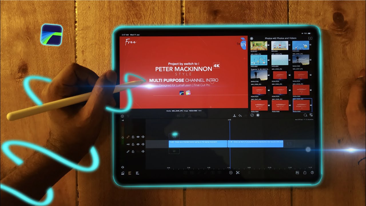 How to use Free LumaFusion 2.3 Peter Mckinnon Pack MULTI PURPOSE INTRO ...