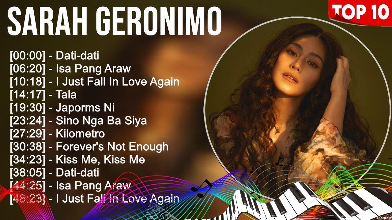 Sarah Geronimo Greatest Hits ~ Best Songs Tagalog Love Songs 80's 90's ...