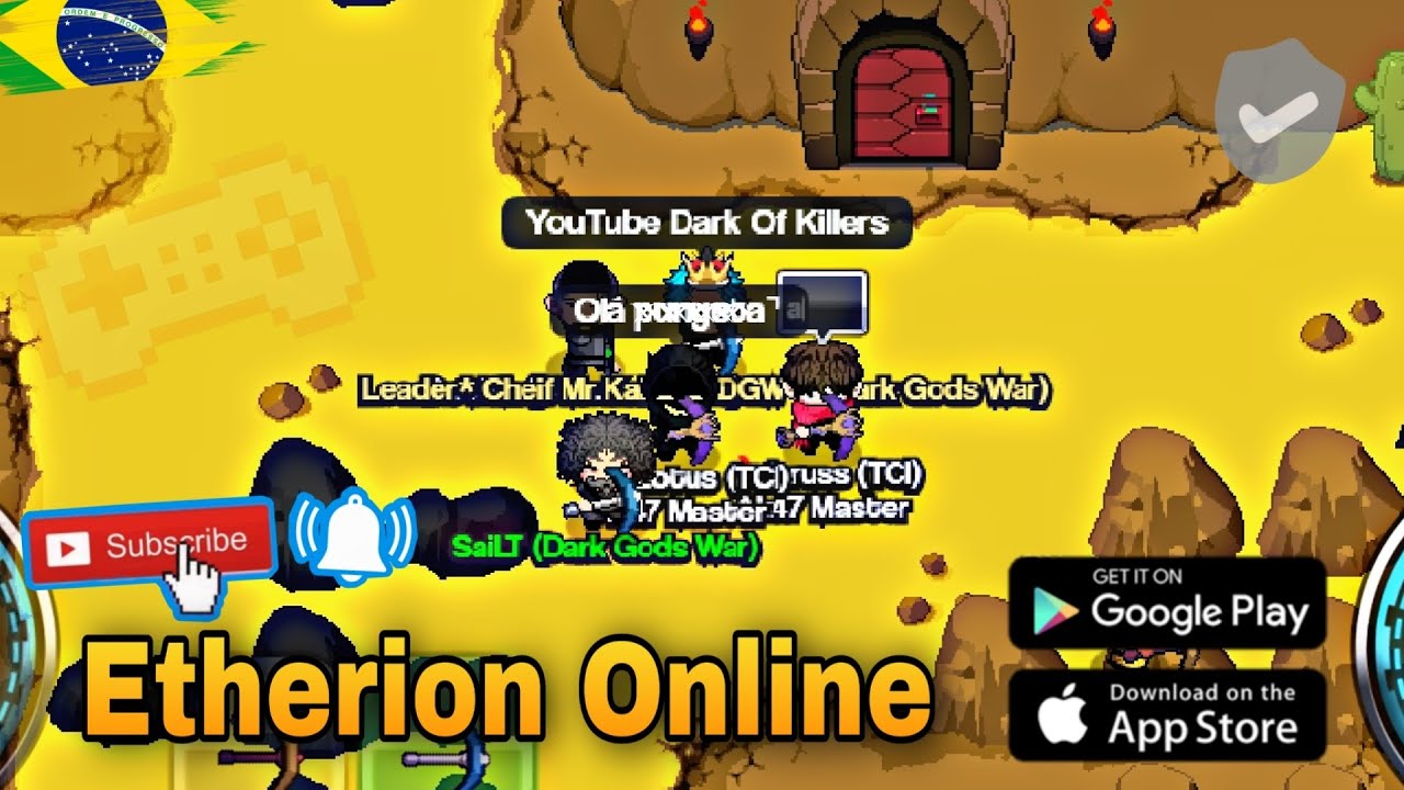 Etherion Online um novo jogo com Tutorial básico no vídeo 💜 - YouTube