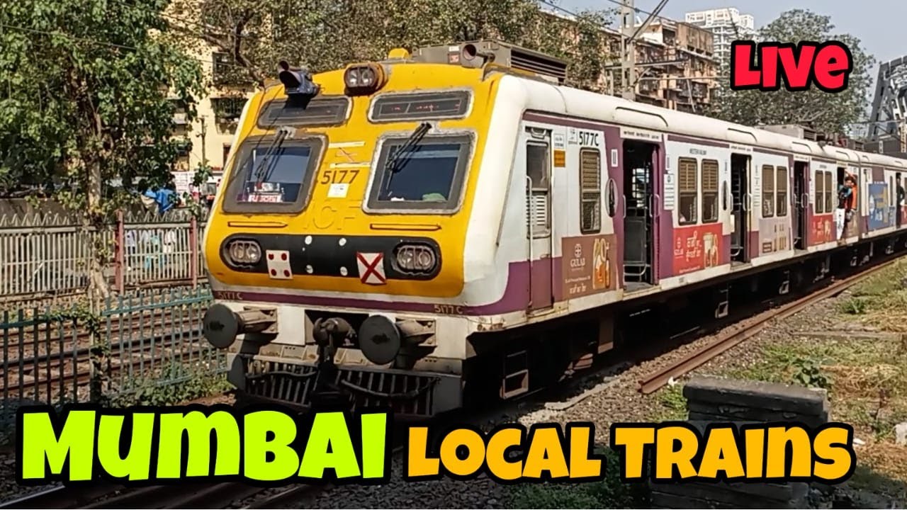 Mumbai EMU Local Trains Live Stream #mumbailocal #indianrailwaylive ...