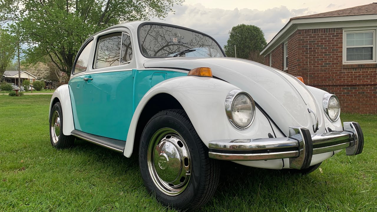 73 VW bug is FINISHED!!!! - YouTube