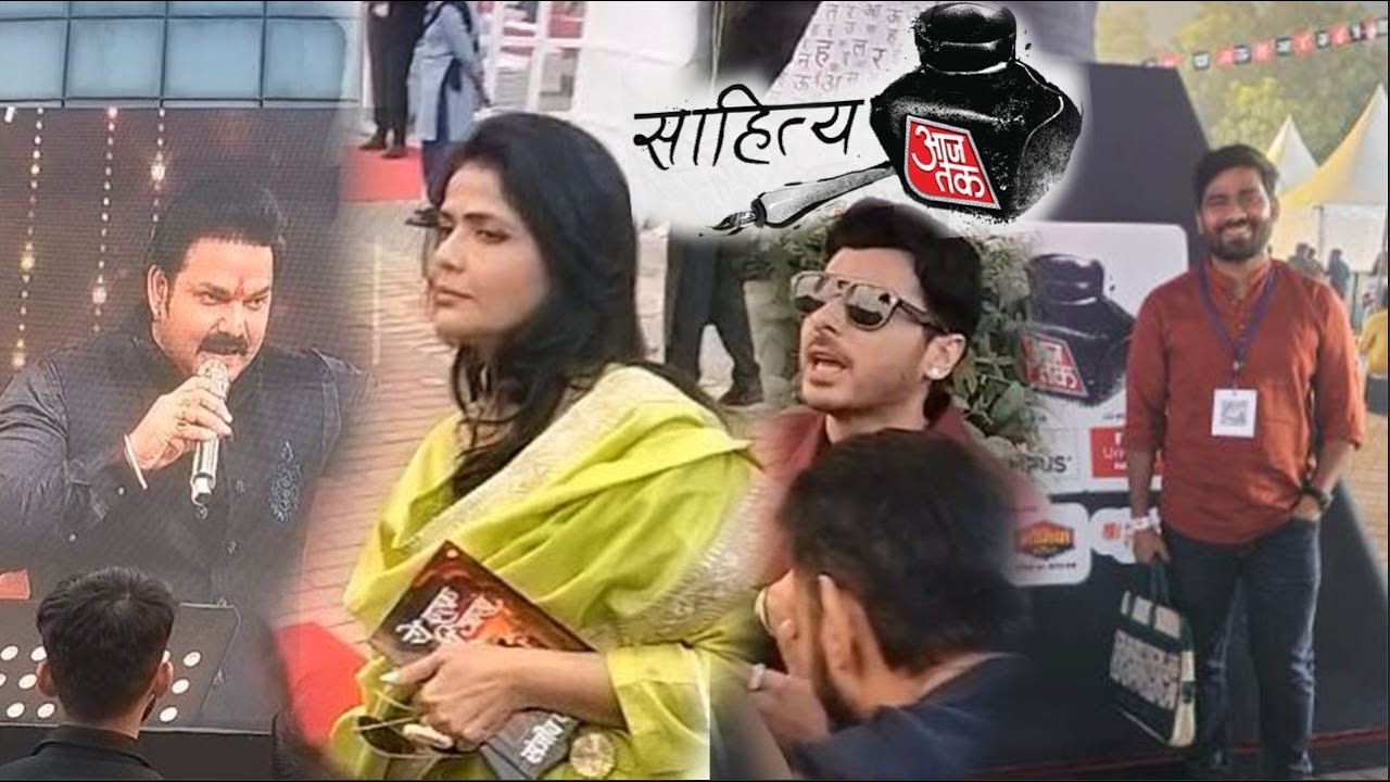 Sahitya Aaj Tak 2023 Full Vlogs : Pawan Singh ! Jubin Nautiyal ! Jasbir Jassi ! Prashant Acharya ...