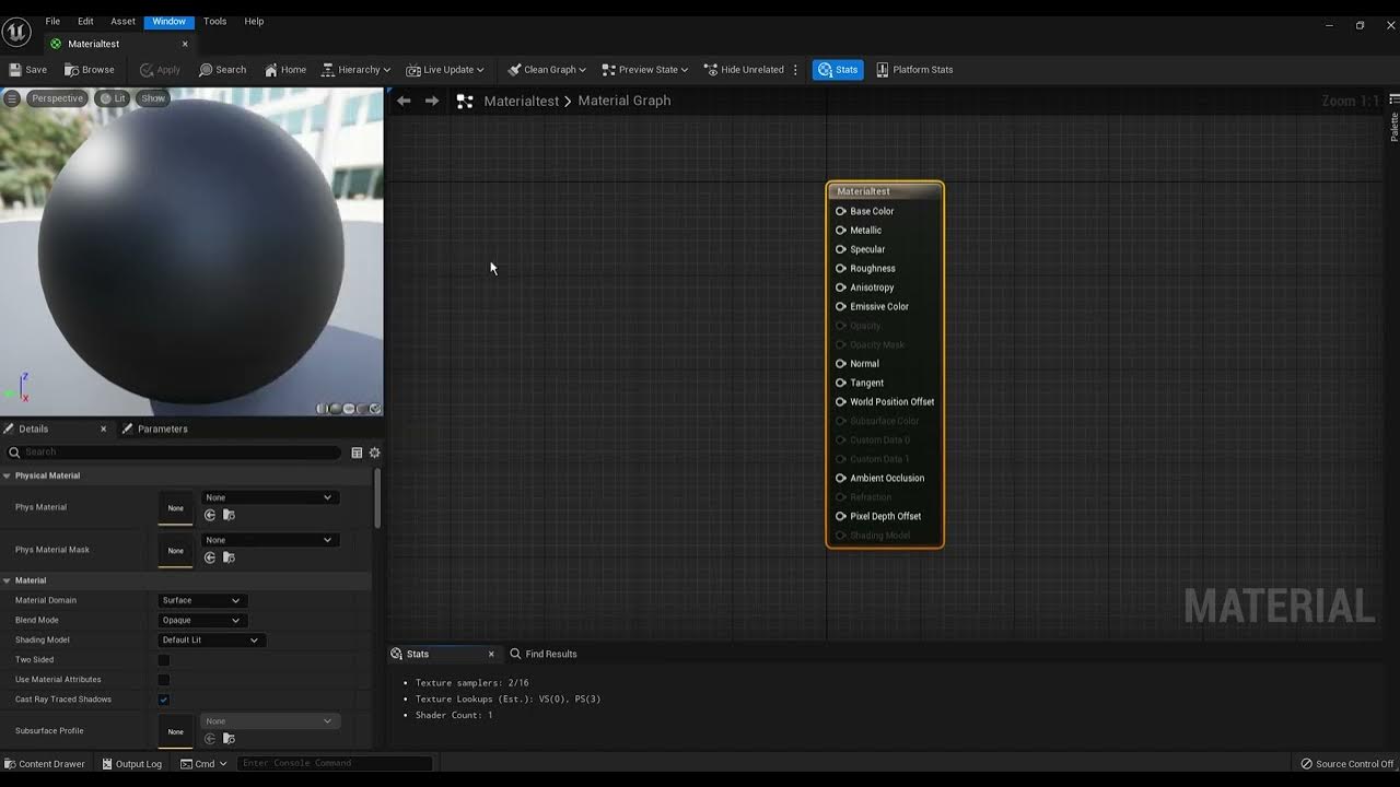 004 HLSL Code Material Tutorials Unreal Engine - YouTube