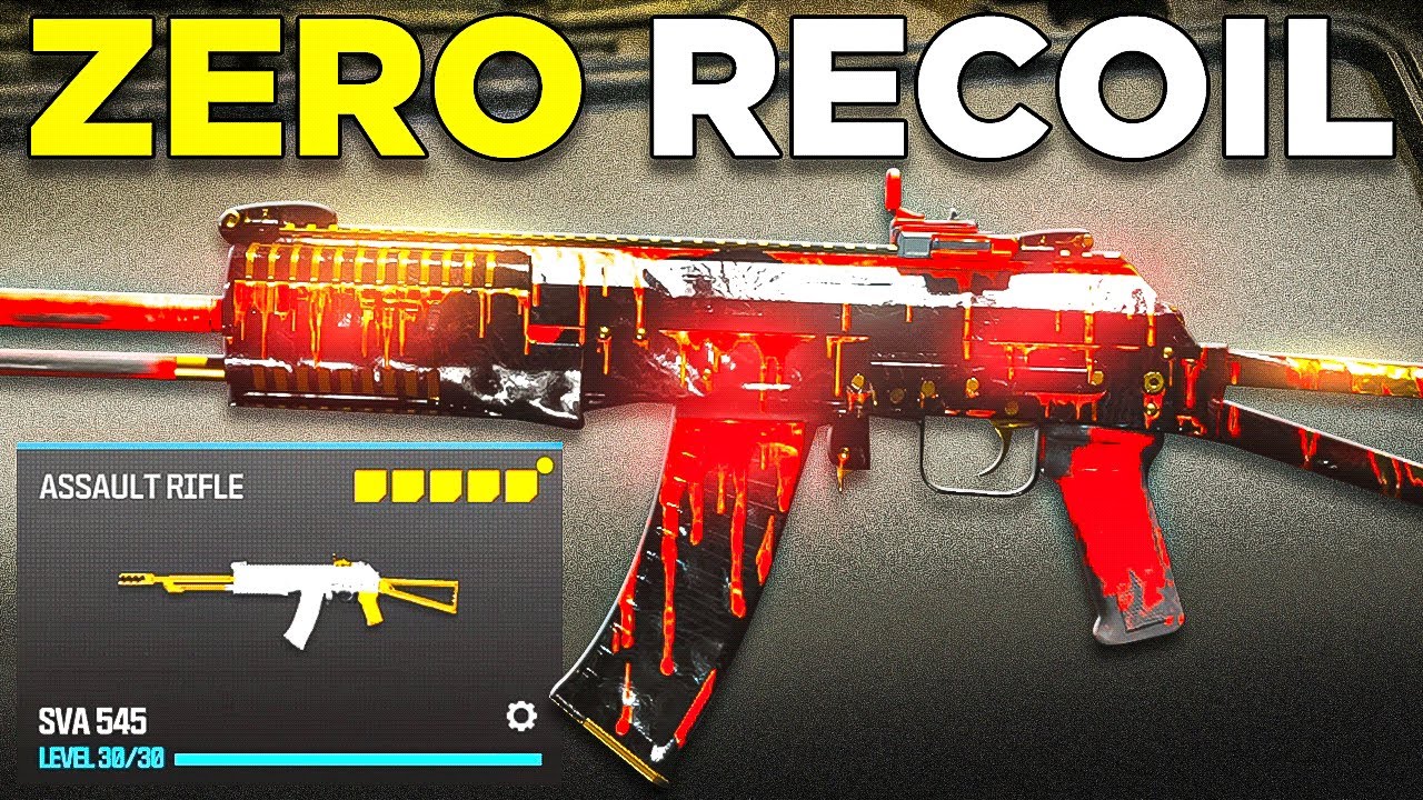 the NEW *ZERO RECOIL* SVA 545 CLASS in MW3! (Best SVA 545 Class Setup ...