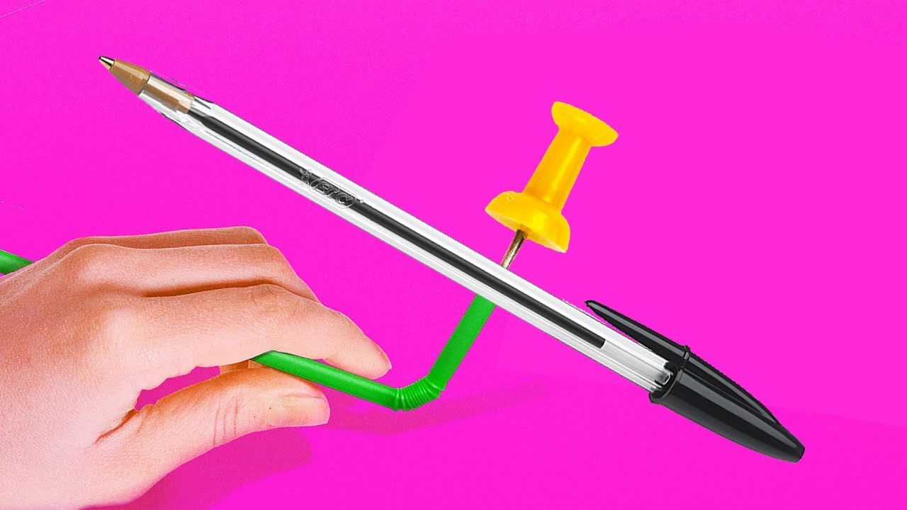 How to make a Pen Gun that shoots Fire - YouTube