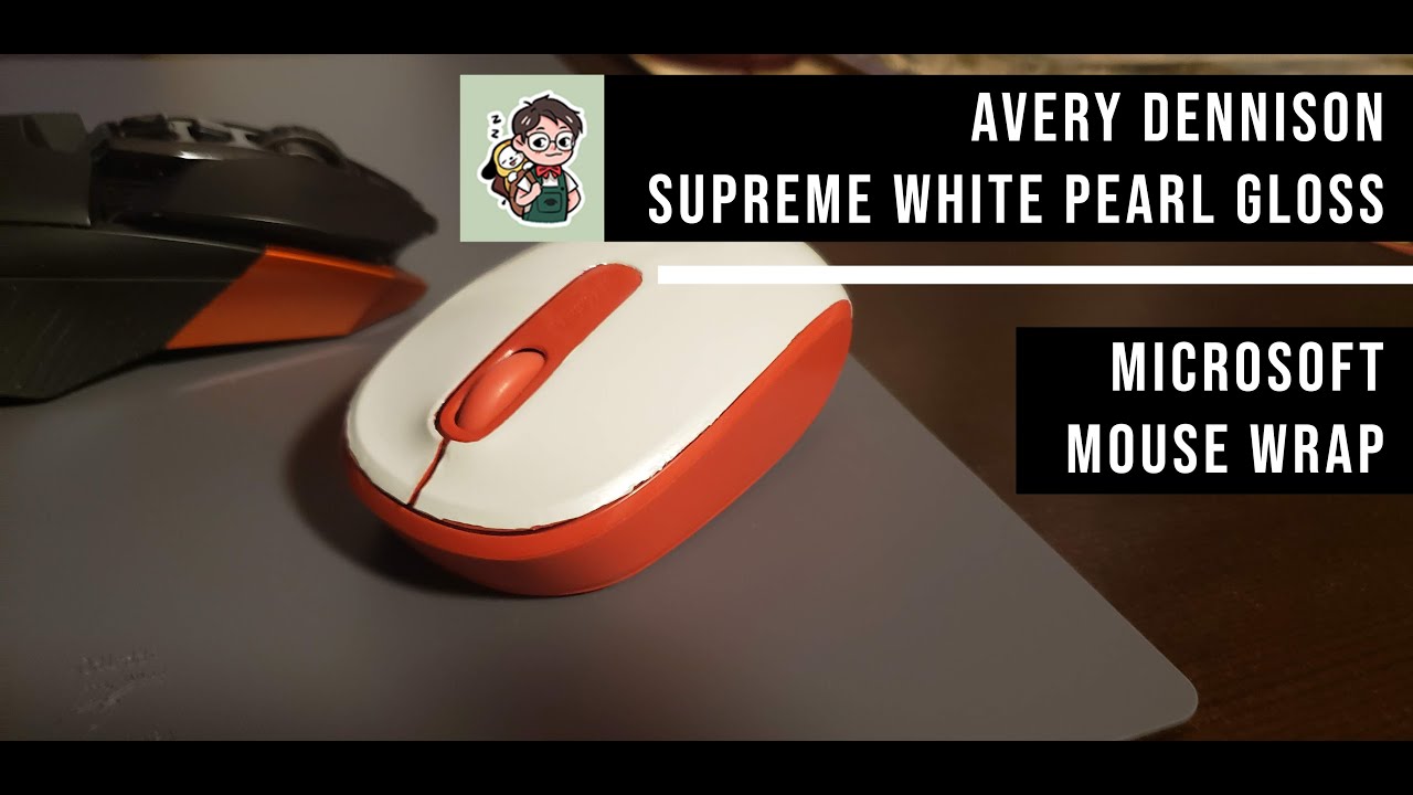 Avery Dennison Supreme White Pearl Gloss - Microsoft Mouse Wrap ...