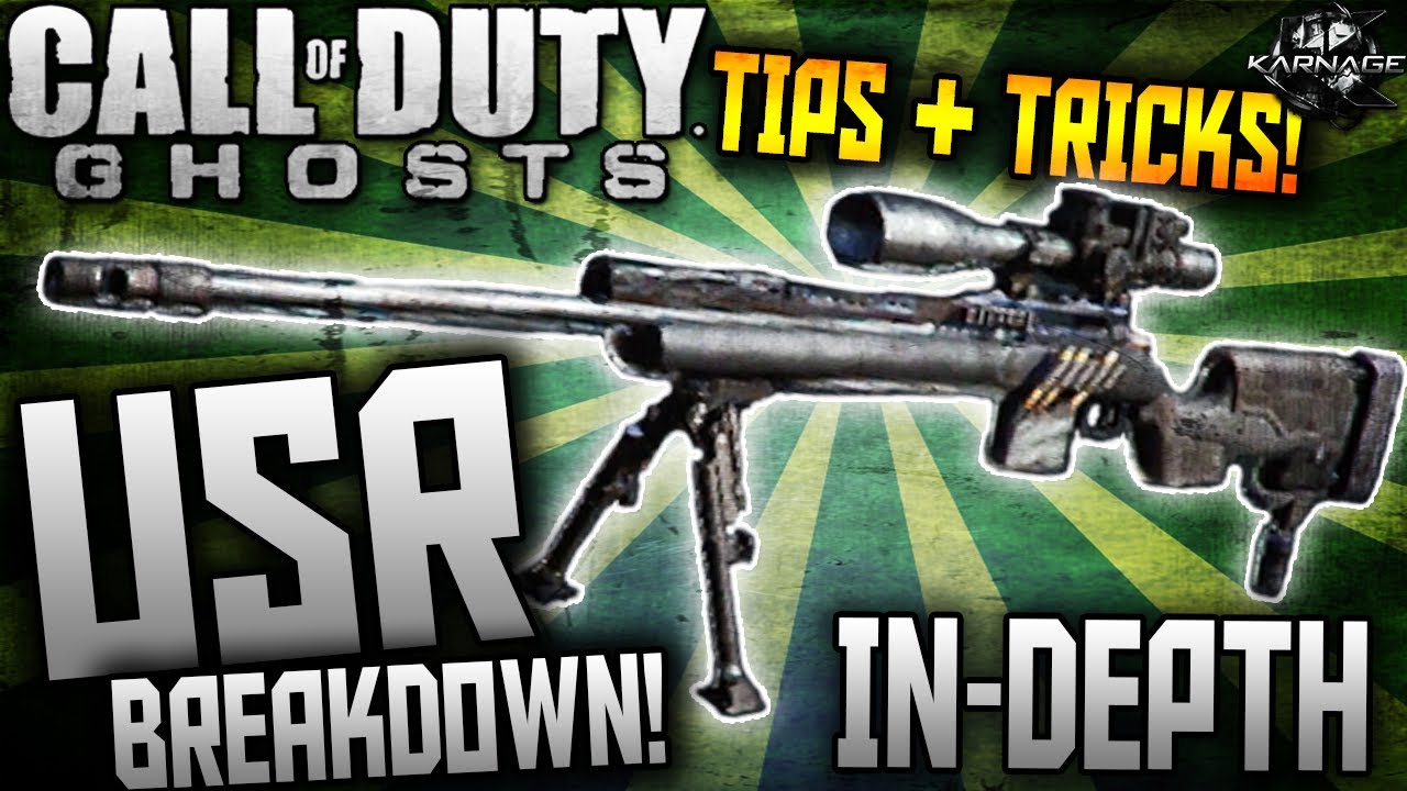 COD: Ghosts - "USR" SNIPER Breakdown + Tips & Tricks! (COD Ghosts Gun ...