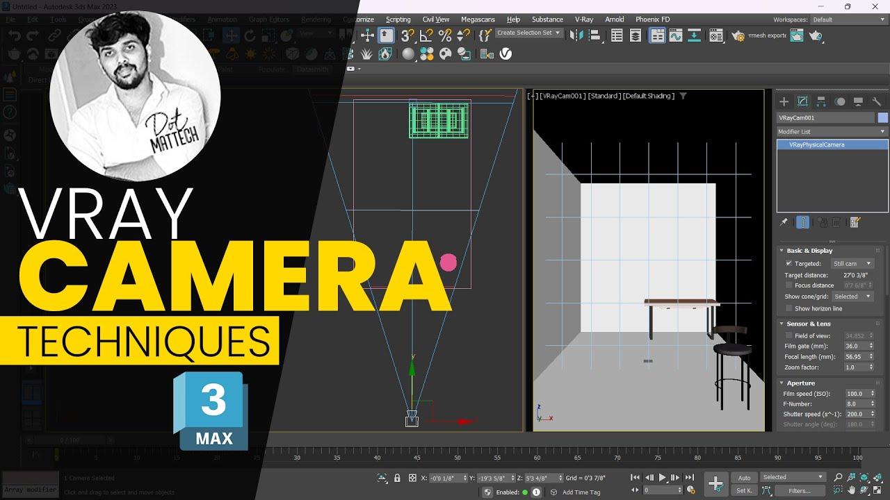 Beginner's Guide to Vray Camera: Tamil Tutorial for 3ds Max/ Mastering ...